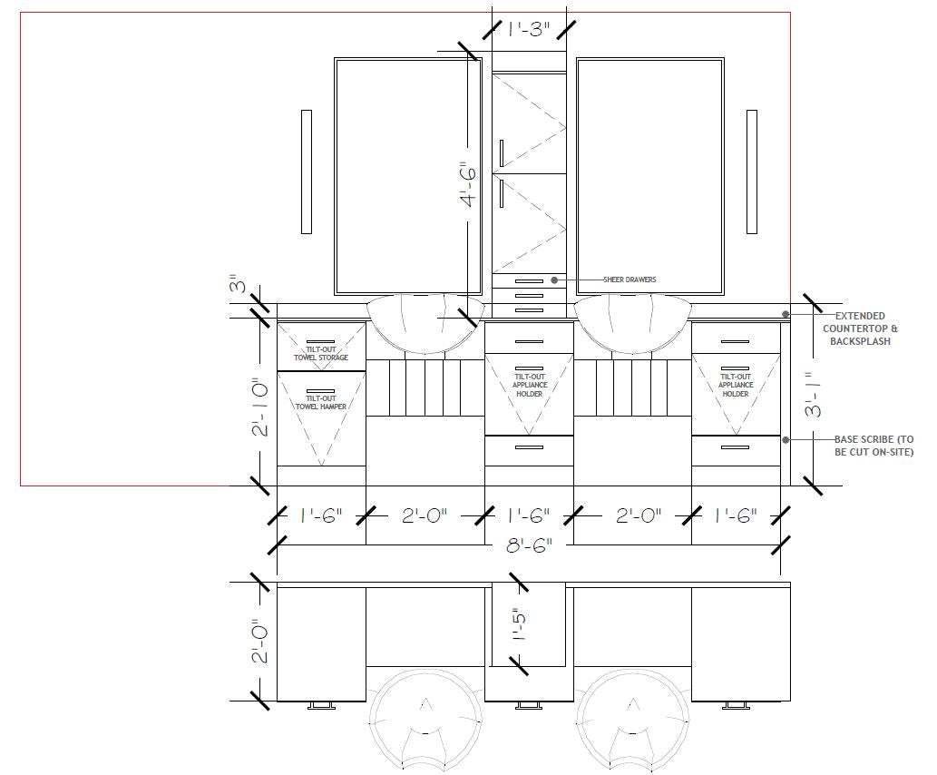 PS Exclusive Double-Bowl 102" ADA Wet Station (24"D) – PS Salon Equipment